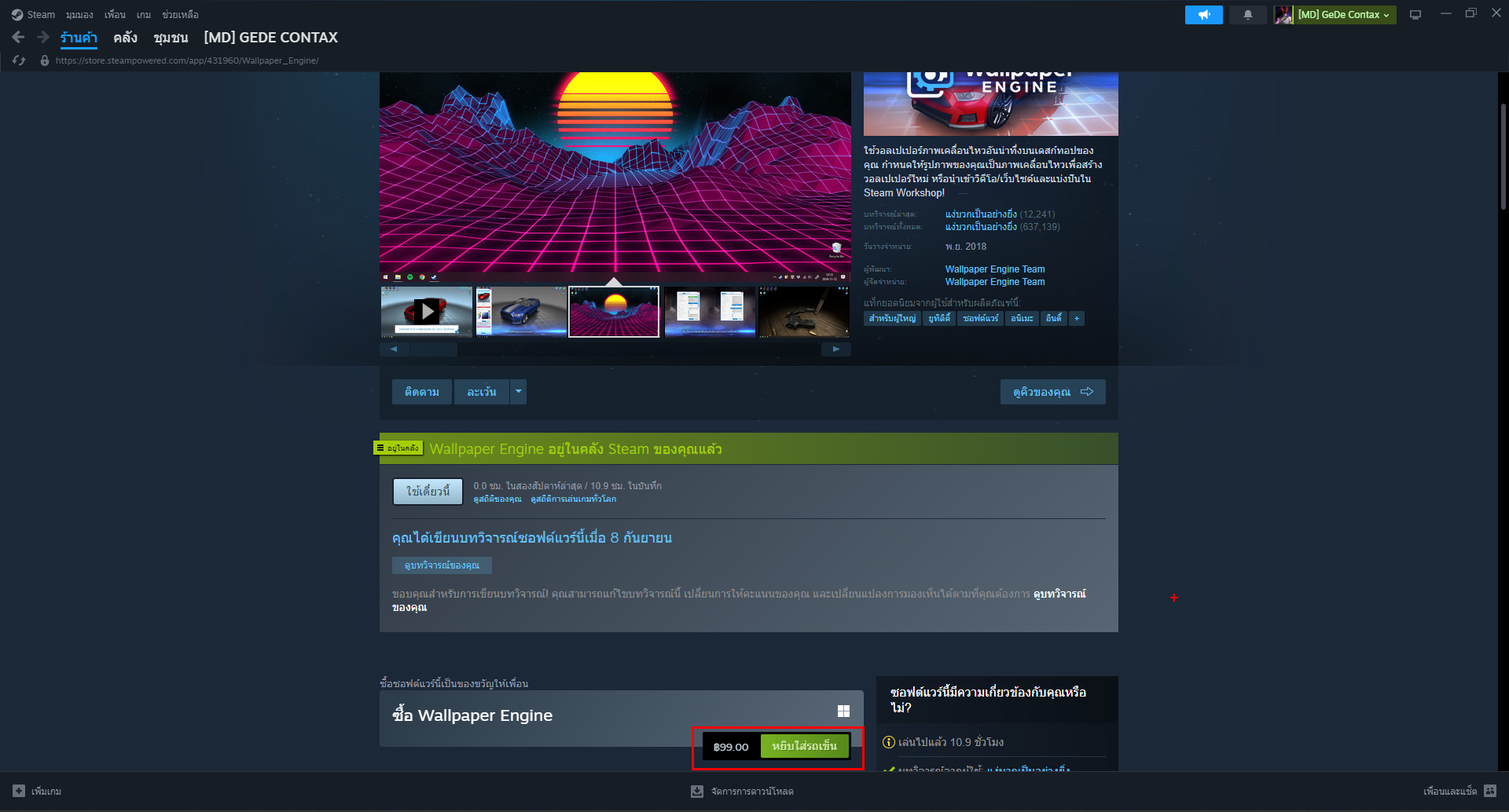 การติดตั้งและการใช้โปรแกรม Wallpaper Engine - KruthaiMOOC